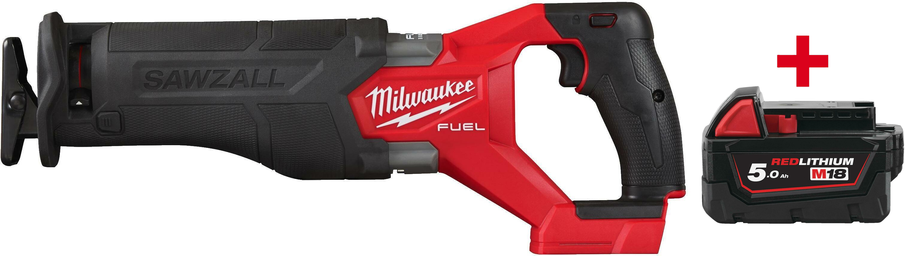 MILWAUKEE M18 FSZ-0X FUEL SAWZALL accu-reciprozaag in HD Box (zonder ...