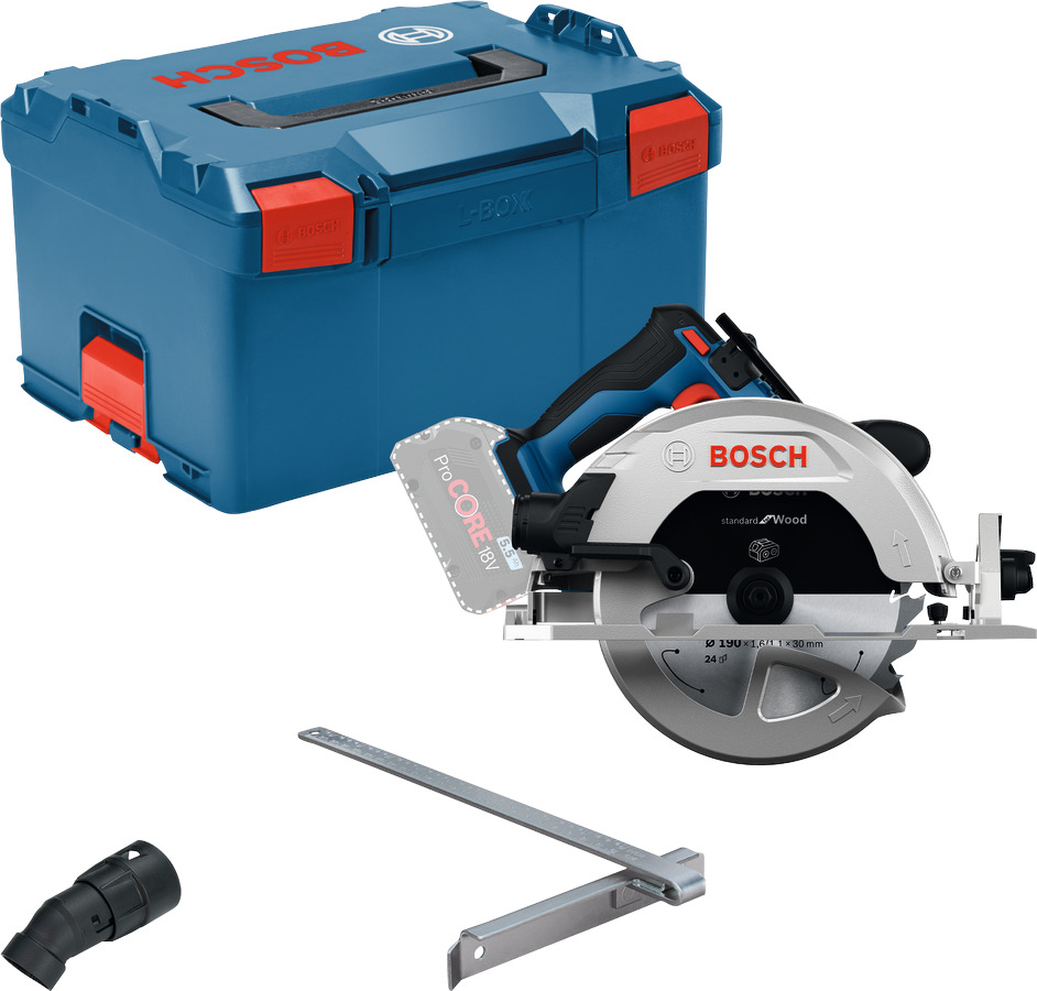 BOSCH GKS 18V-68-2 Heavy-duty cordless circular saw in L-BOXX 238 ...
