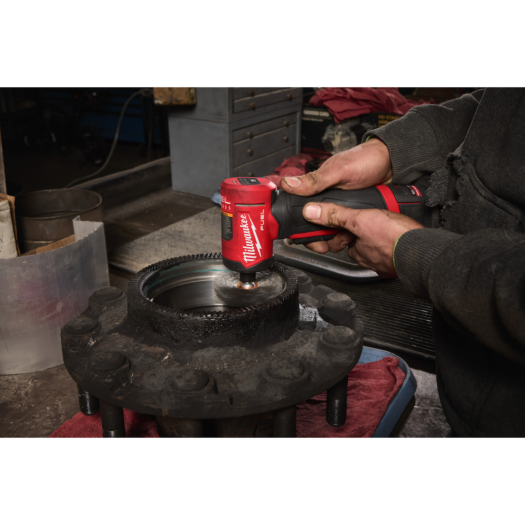 MILWAUKEE M12 FDGA2-0 FUEL angle cordless pin grinder in cardboard box ...