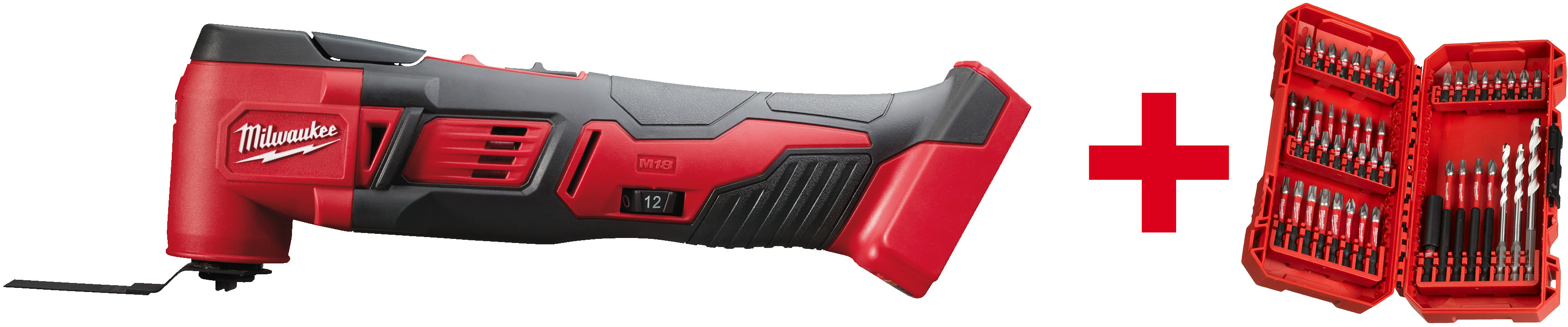 MILWAUKEE M18 BMT-0 compacte accu-multitool in doos (zonder accu en ...