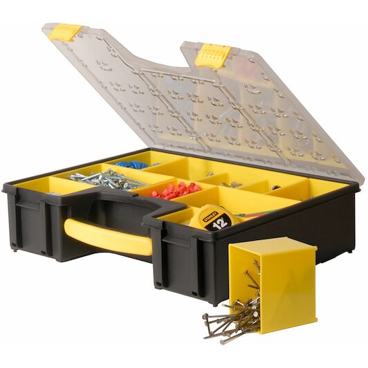 STANLEY 1-92-749 Organiser PRO deep with 8 removable trays | Klium