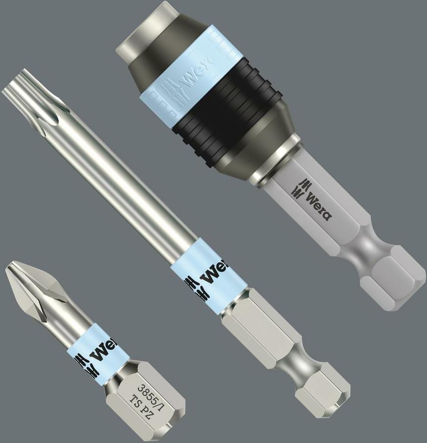 WERA 3868/4 Square-Plus binnenvierkant bit, RVS, 2 x 89 mm ...