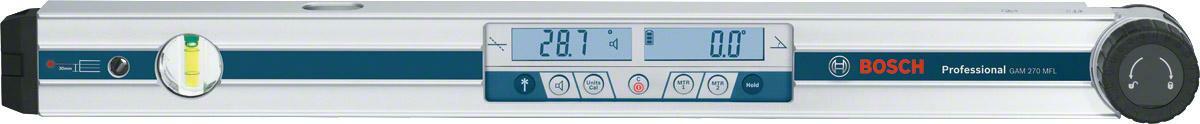 BOSCH GAM 270 MFL hoekmeter en waterpas - 0601076400 | Klium