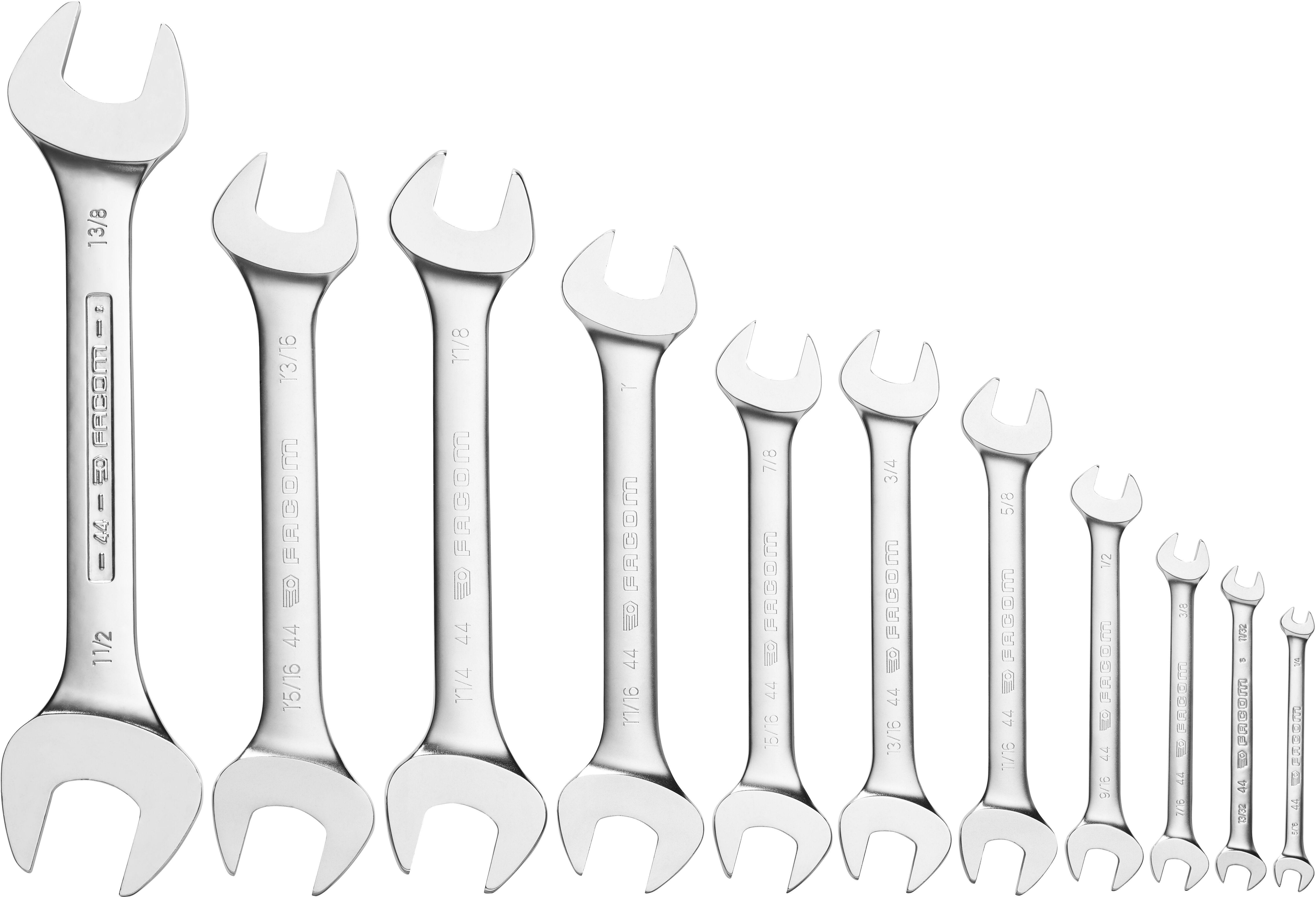 FACOM 44.JU11A steeksleutelset inch maten 11-delig | Klium