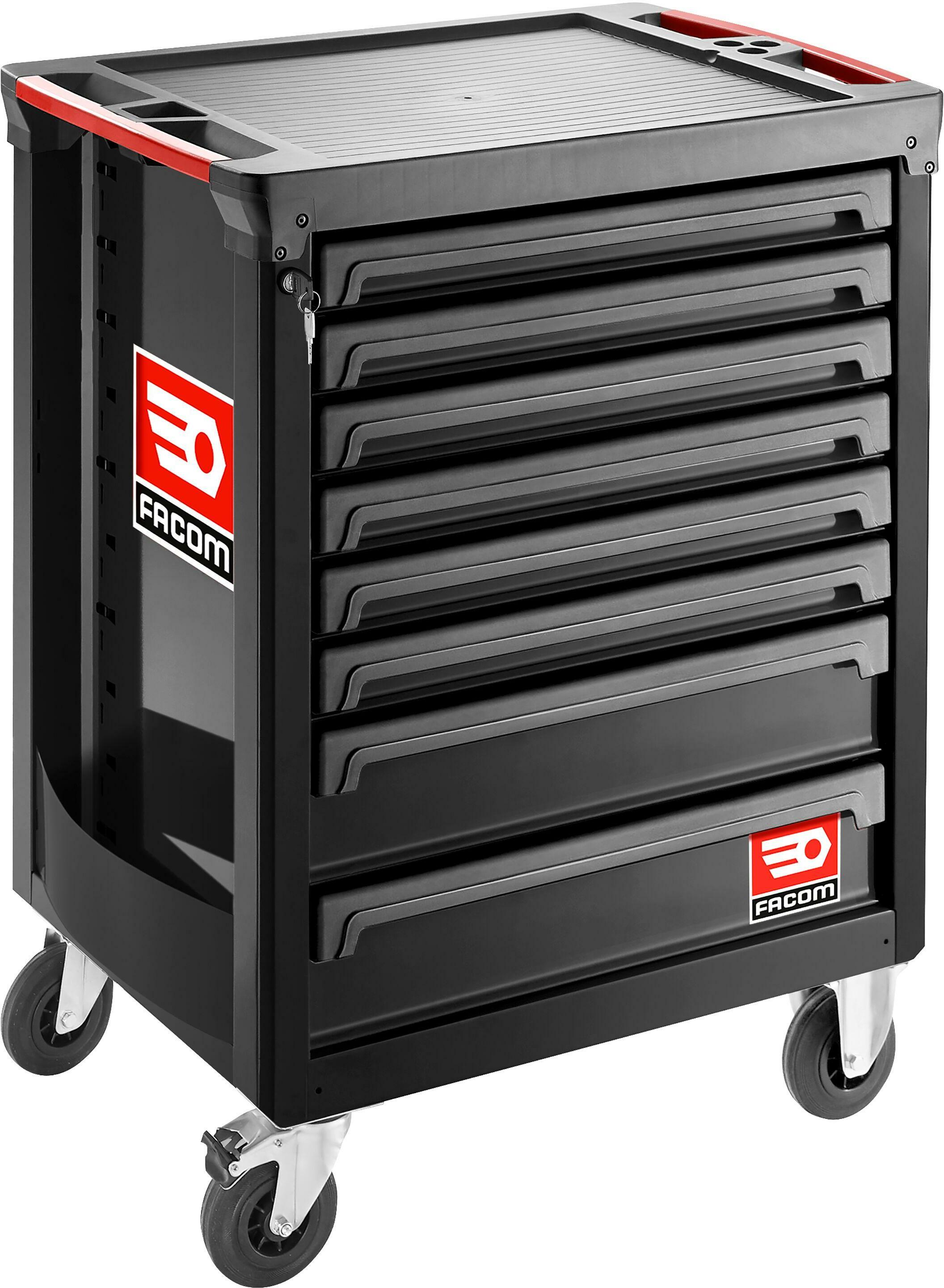 FACOM ROLL.8NM3A gereedschapswagen zwart met 8 laden (geschikt voor 3 ...