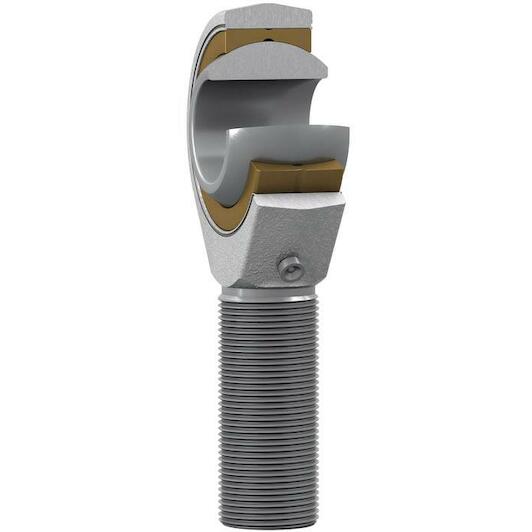 SKF SAKAC 12 M stangkop met buitendraad 12 mm, M 12 | Klium