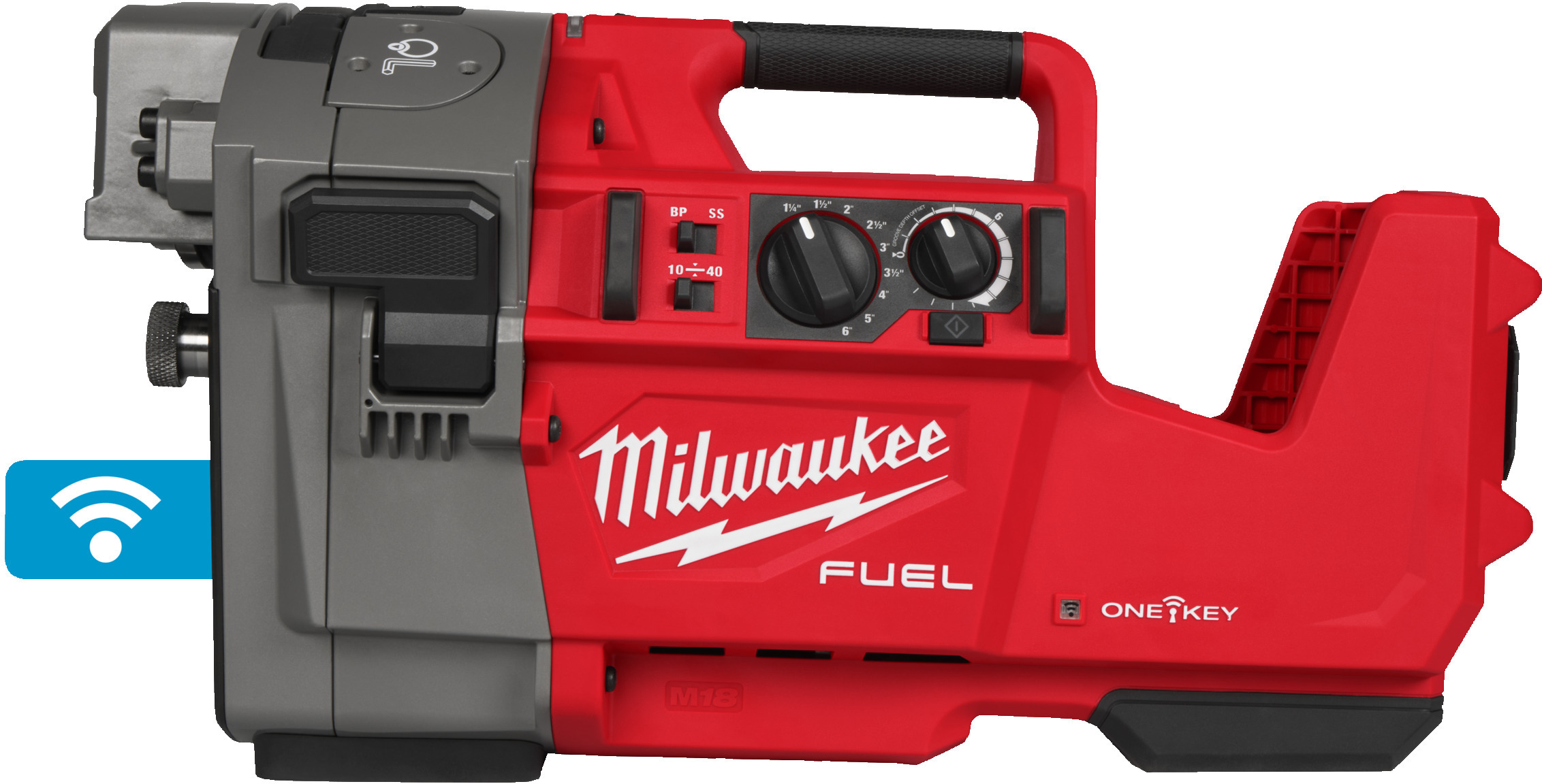 MILWAUKEE M18 FRGRO2-0C FUEL cordless roller groove machine 2" in case ...
