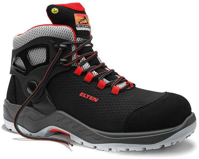 ELTEN Arturo S3 ESD safety shoe half-high (black/red) - 765511-44