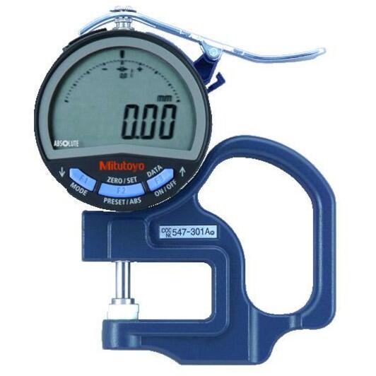MITUTOYO 547-301A ABSOLUTE Digimatic thickness gauge flat 0-10 mm - 0.01 mm | Klium
