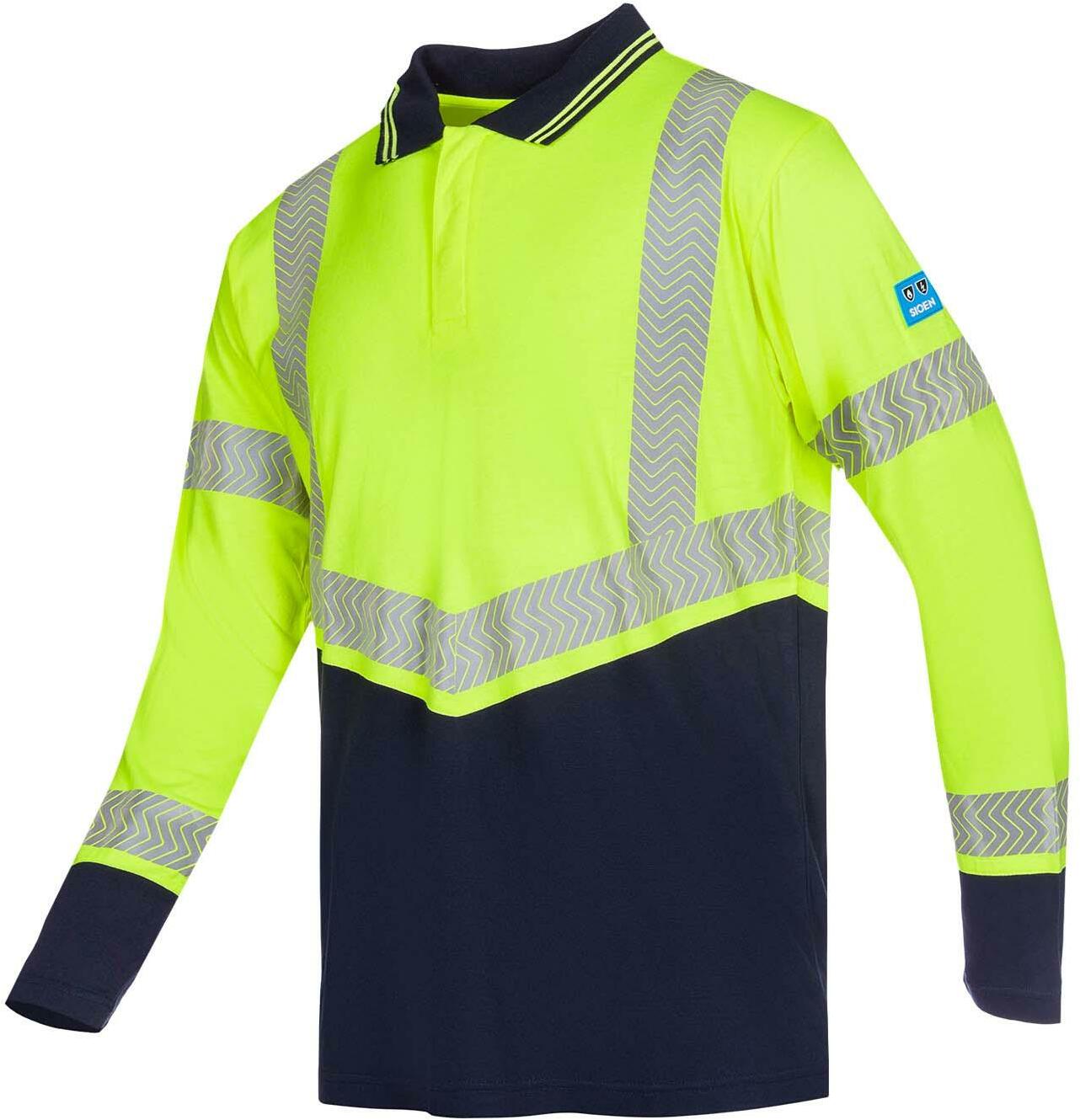 SIOEN ARRAN 540A flame retardant and anti-static signalling polo shirt ...
