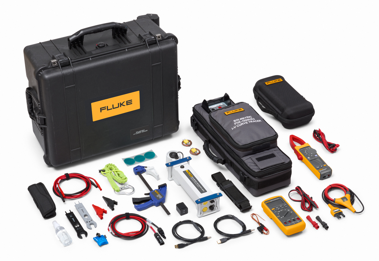 FLUKE SOL-DMM87V-KIT Solmetric HR IV Curve Tracer PVA-1500HE2 ...