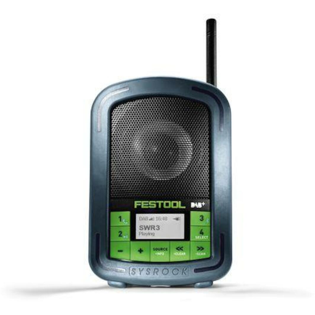 FESTOOL BR 10 DAB+ SYSROCK cordless digital radio with Bluetooth in ...