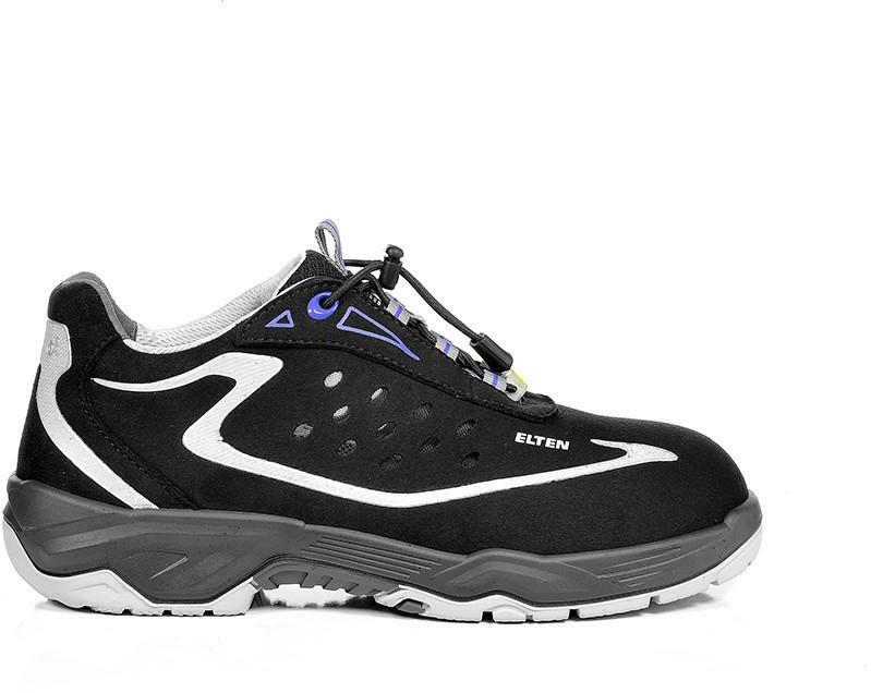 ELTEN RUSHER ESD S1 safety shoe low (black/white) - 72753-40 | Klium