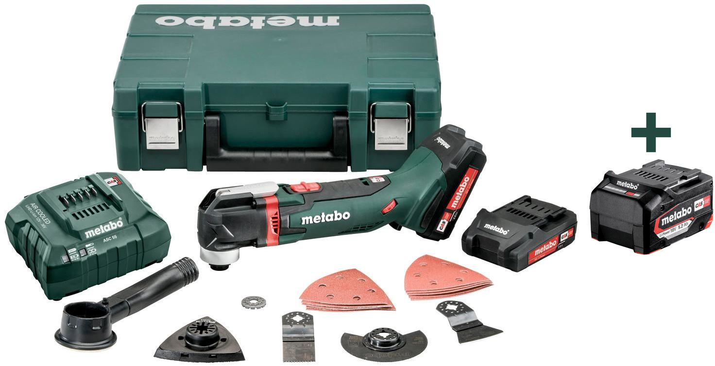 METABO MT 18 LTX COMPACT accu-multitool in metaBOX 145 L (2 x 2,0Ah ...