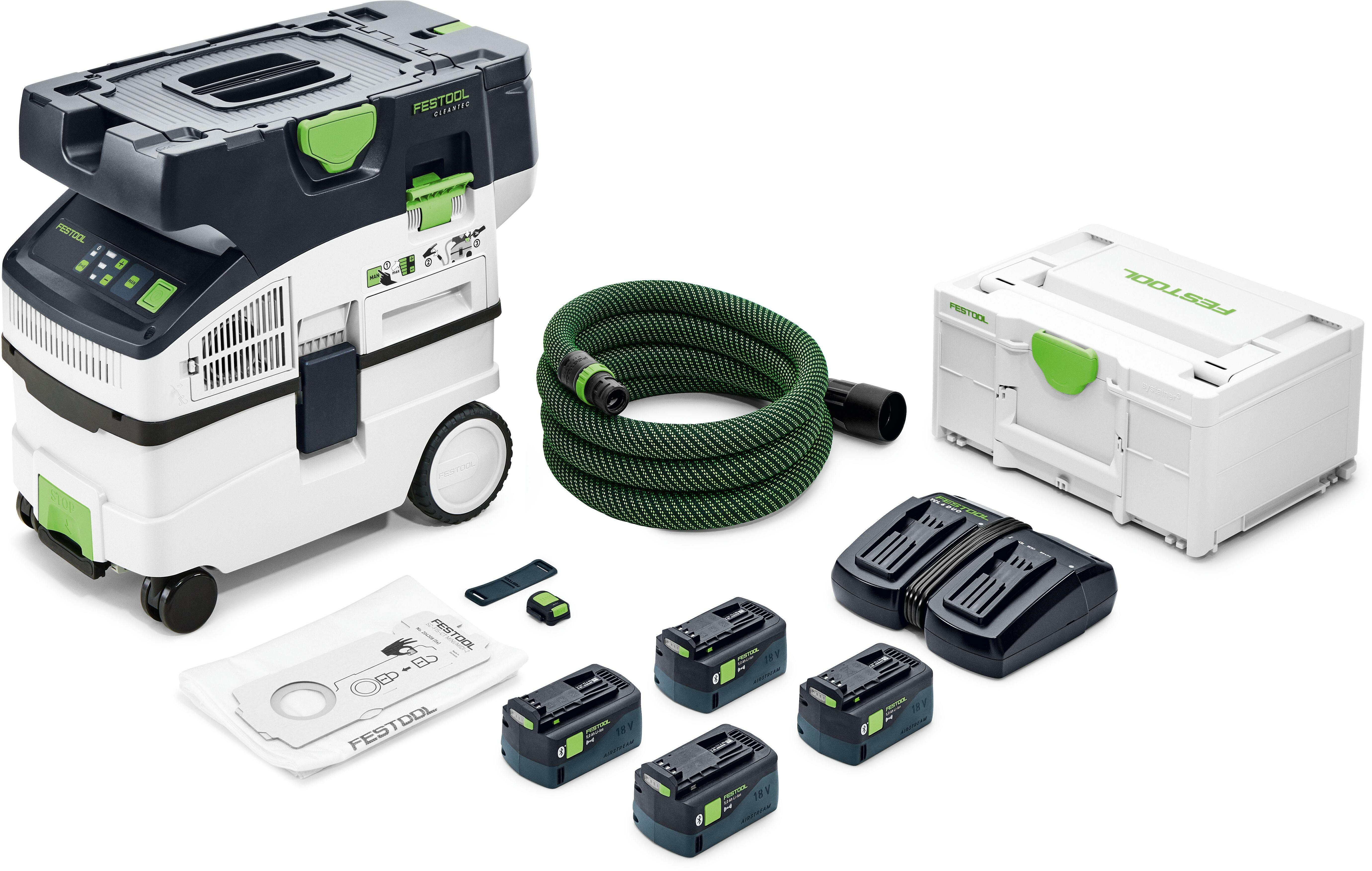 FESTOOL CTMC MIDI I-Plus mobiele accu-stofzuiger CLEANTEC - 577672 | Klium
