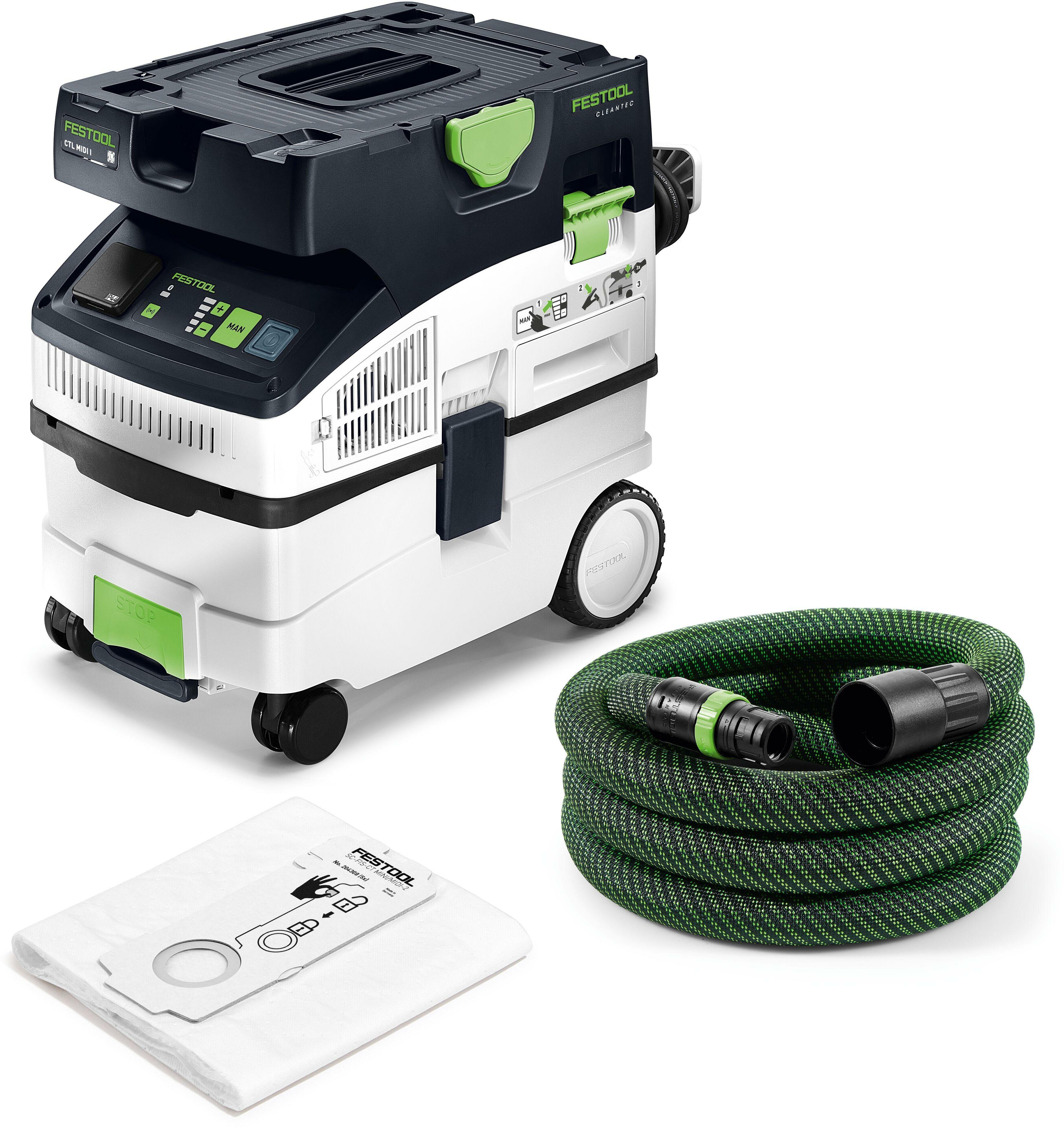 FESTOOL CTL MIDI I mobiele stofzuiger CLEANTEC 1200W L-klasse - 578309 ...