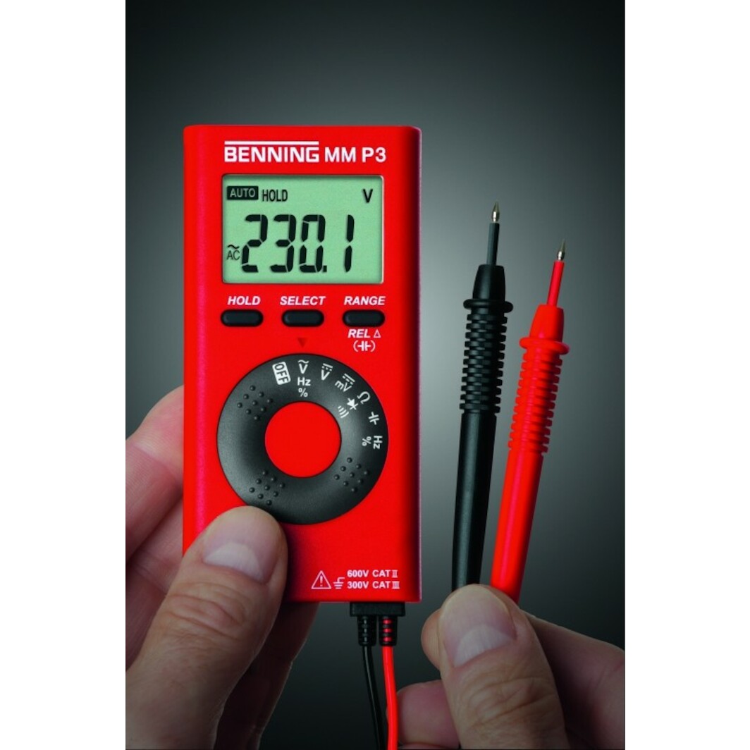 BENNING MM P3 pocket-sized digital multimeter - 3093200403 | Klium