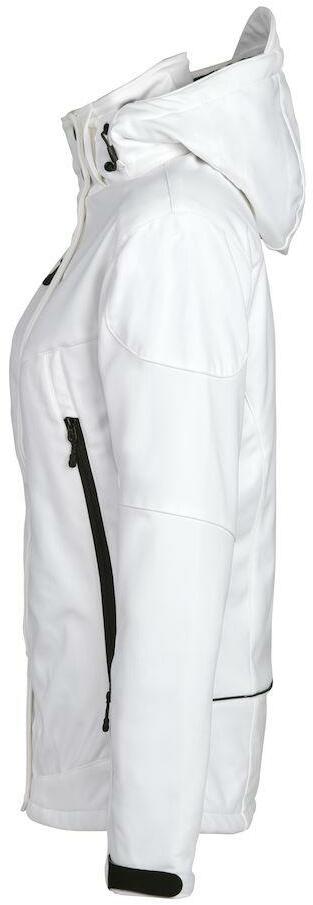 PRINTER SKELETON LADY lined softshell jacket white - 2261041-100-6 | Klium