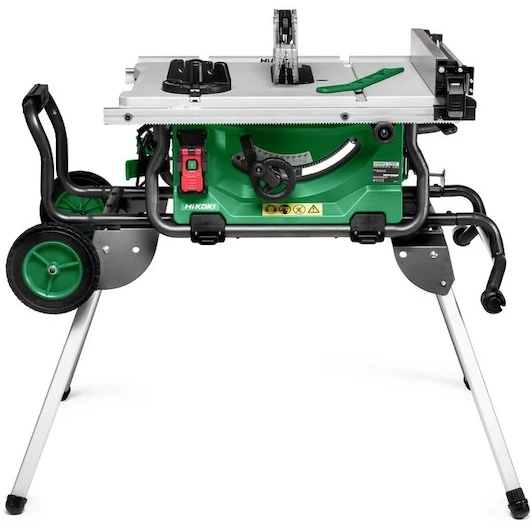 HIKOKI C10RJWAZ scie à table 254 mm 1500 W incl. support avec roues | Klium