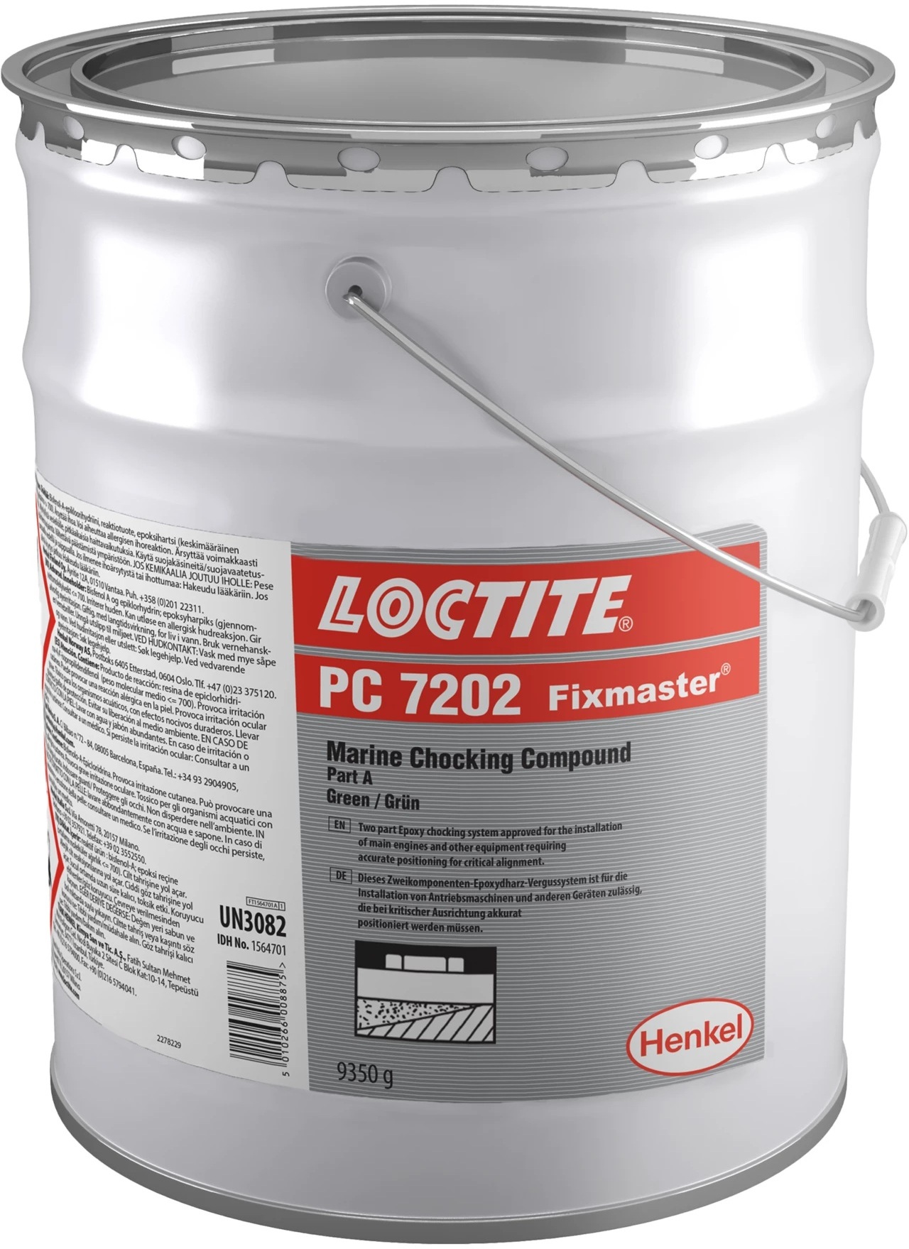 LOCTITE PC 7202 Fixmaster two-component epoxy chocking system mixed (10 ...