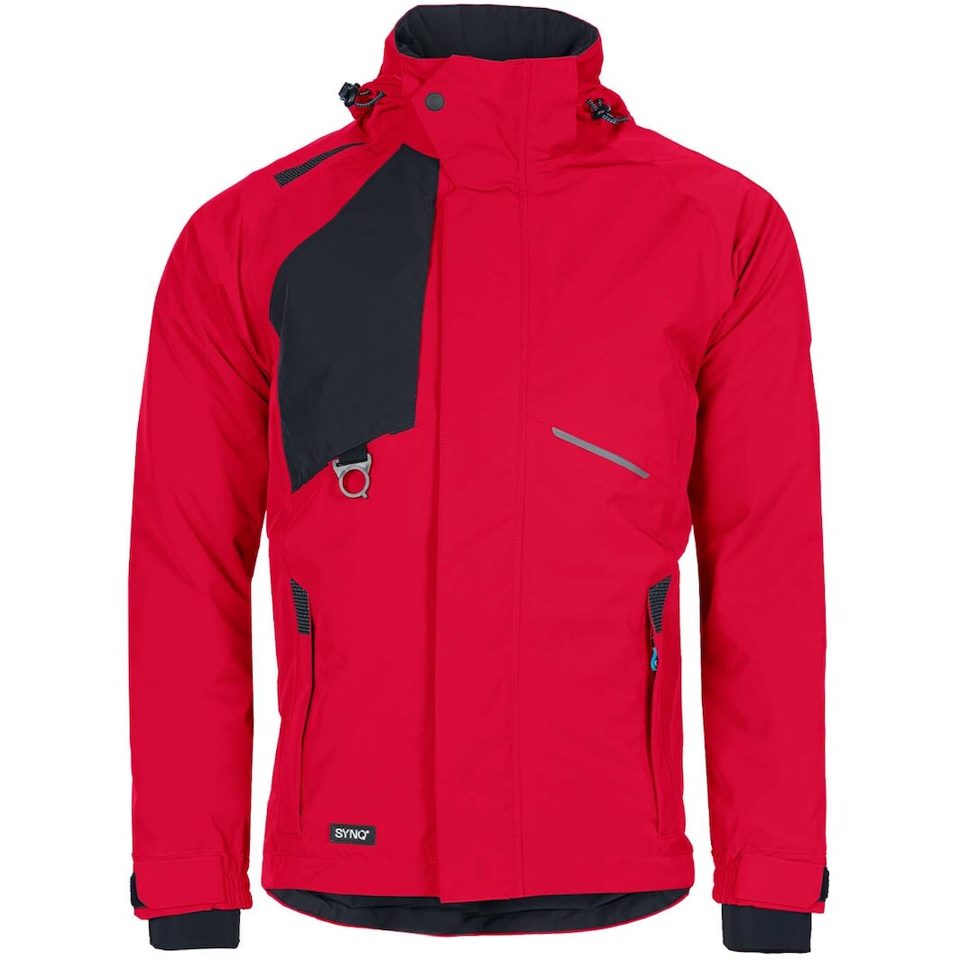 SYNQ QOLD 707W stretch winterjas (rood/zwart) - 707WA2L2U540XS | Klium