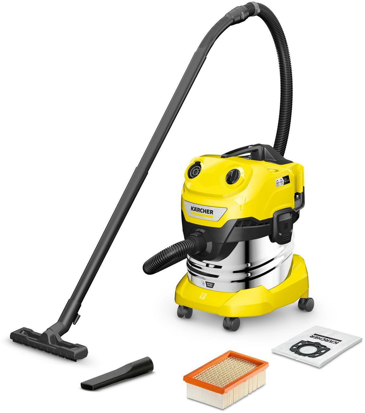KARCHER HOME&GARDEN WD 4-18 S Dual V-20/22 multifunctional cordless all ...