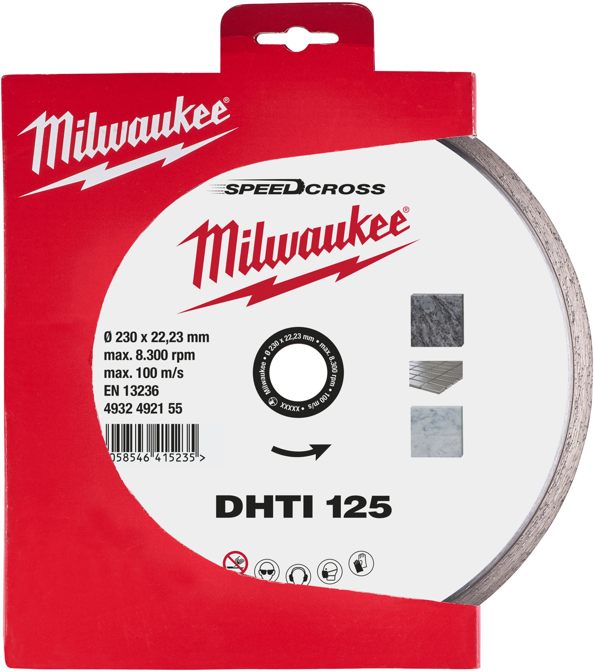 MILWAUKEE 4932492155 diamond cutting disc SpeedCross DHTI 125 mm | Klium