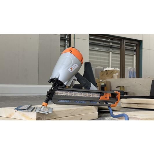 PASLODE PFS100 pneumatic nailer in case for 34° strip nails on paper ...