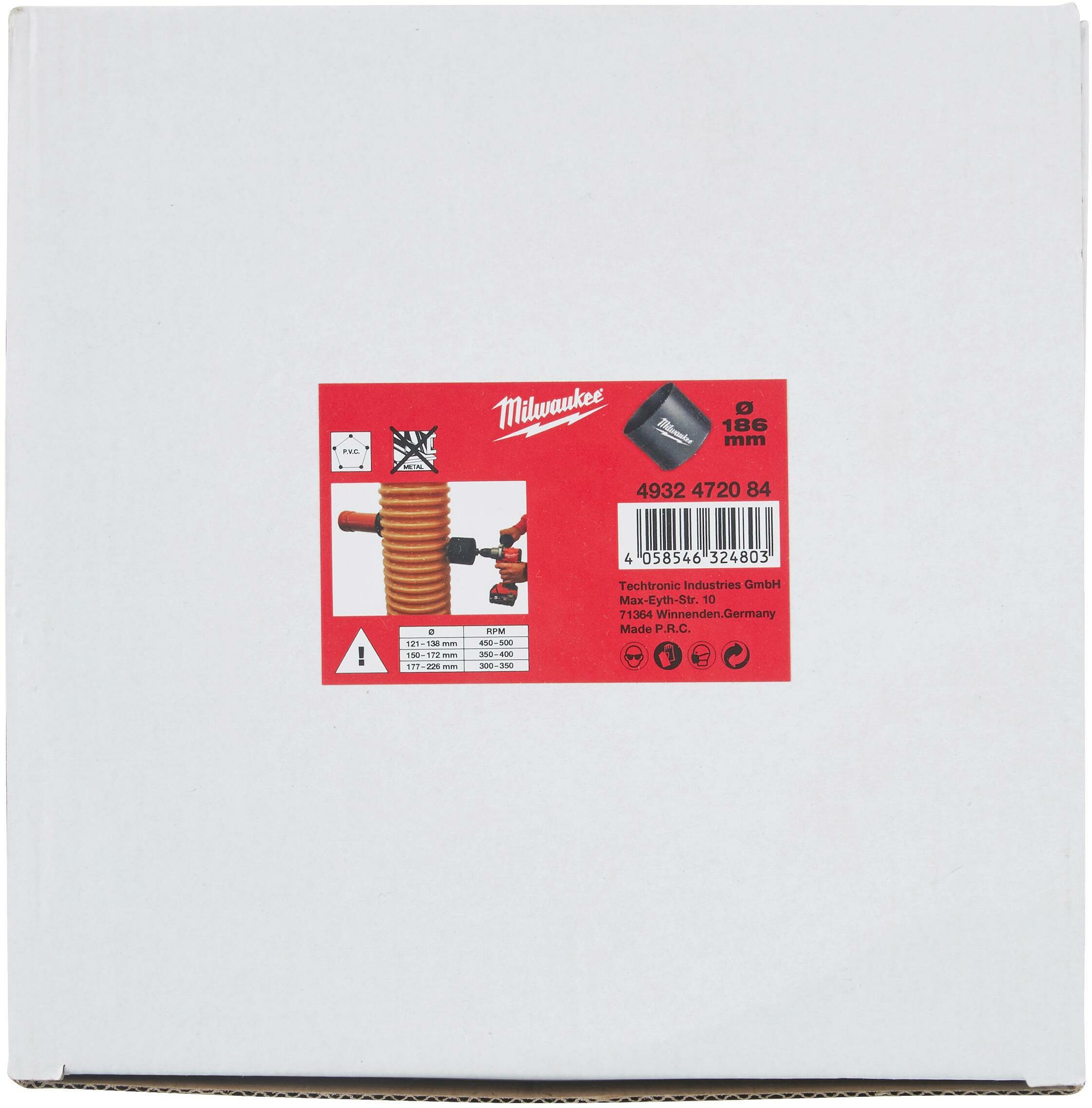 MILWAUKEE 4932472084 HCS hole saw 186 mm | Klium