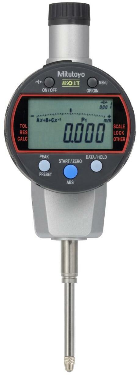 MITUTOYO 543-590B-10 Digimatic dial gauge with flat back, Calculation model 25.4mm, 0.001mm | Klium