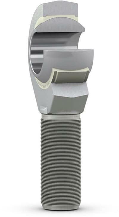 SKF SALKB 14 F stangkop met buitendraad, linkse draad 14 mm, M 14 | Klium