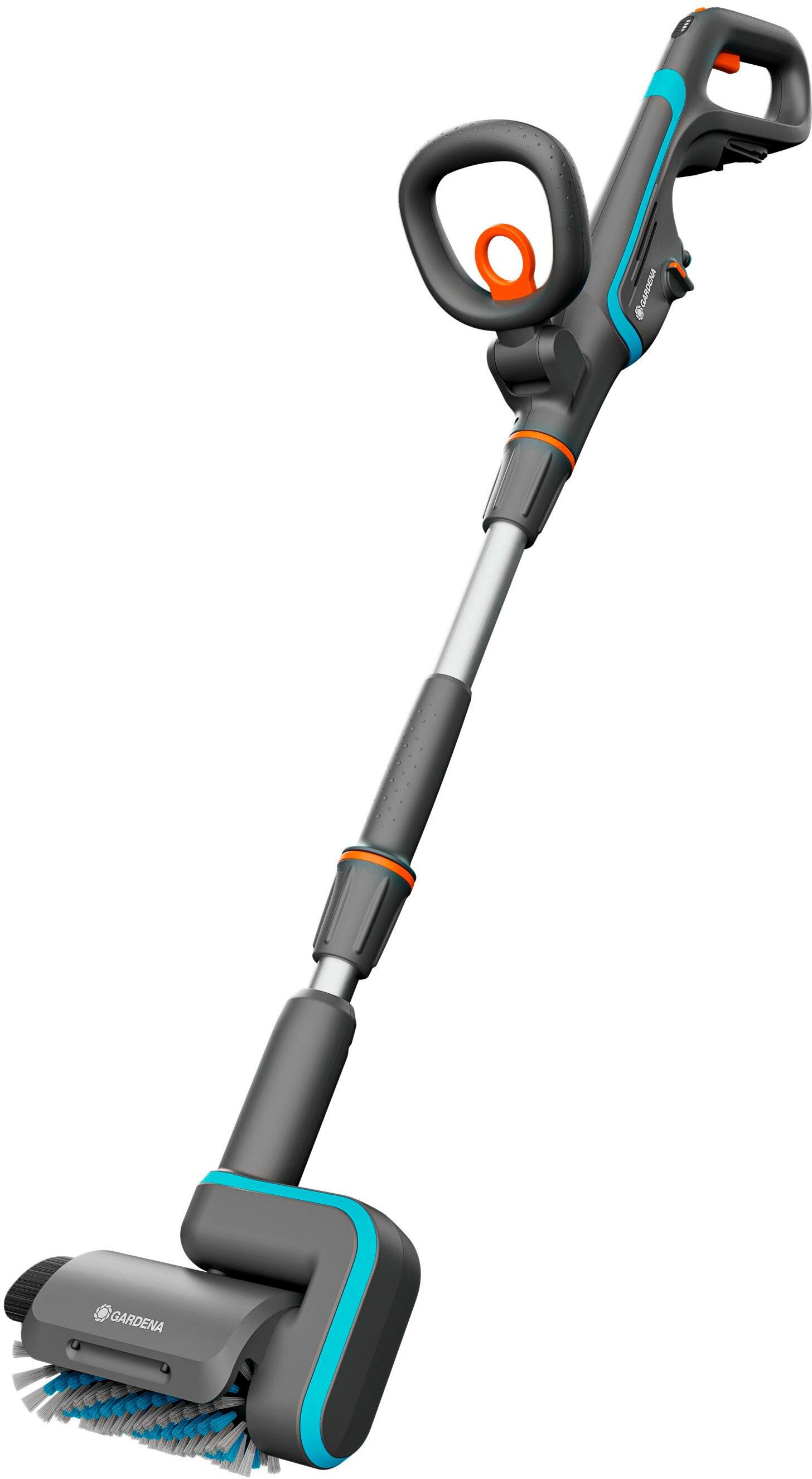 GARDENA AQUABRUSH PATIO SOLO 18V cordless multi-purpose cleaner ...