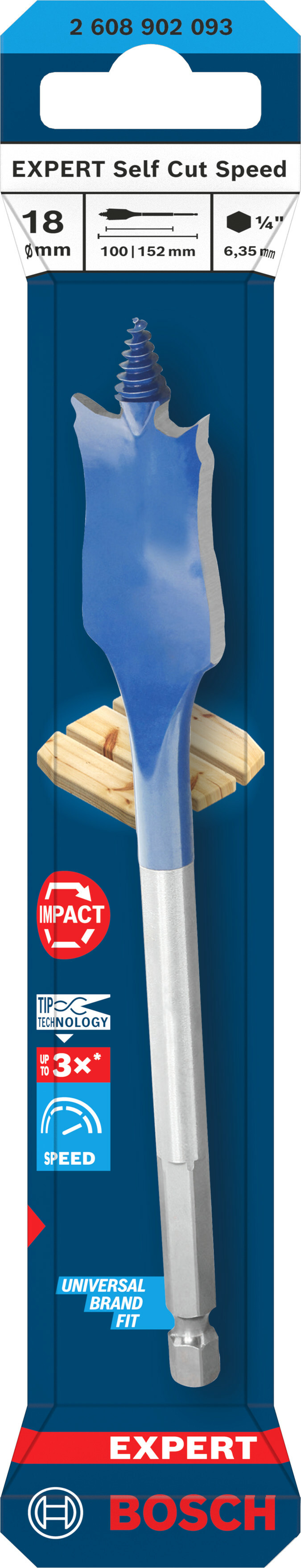 BOSCH 2608902093 Foret rapide EXPERT Self Cut Speed, queue hexagonale ...
