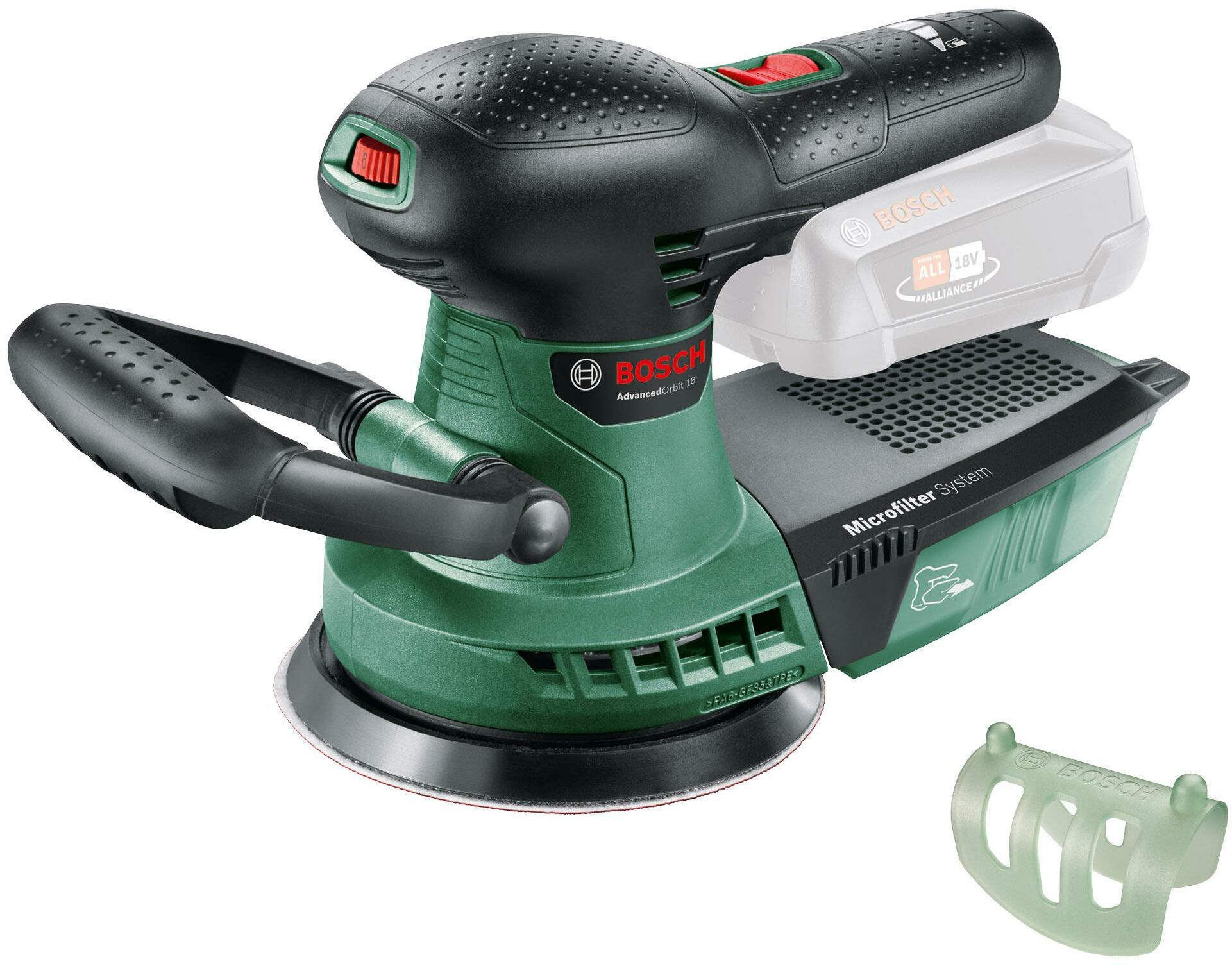 BOSCH AdvancedOrbit 18 excentrische accu-schuurmachine (zonder accu en ...