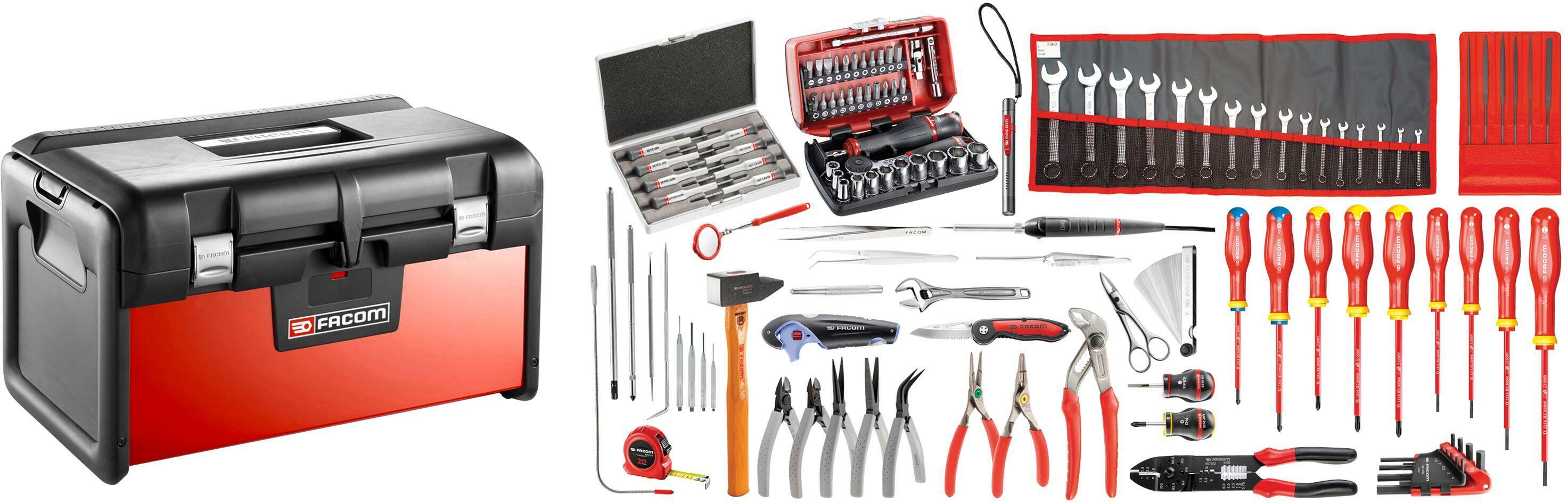 FACOM BT200.EM41A tool set in bimaterial tool case 120-piece | Klium