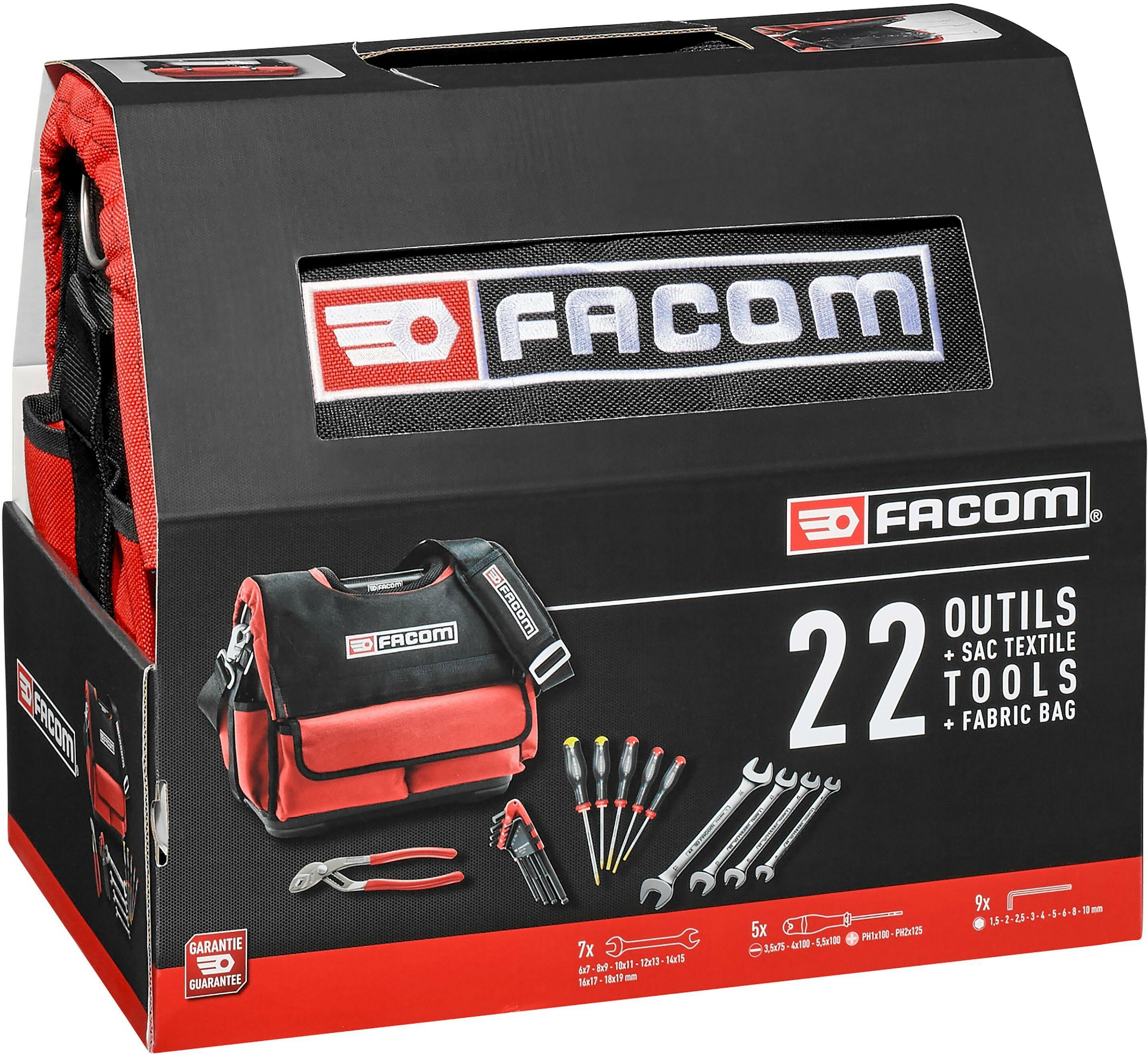 FACOM BS.T14CM1PB gereedschapsset in probag 22-delig | Klium