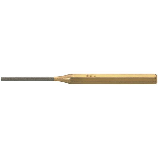 BAHCO 3734-6 punch cylindrical with octagonal shank, lacquered copper ...