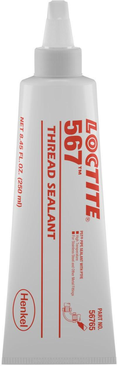 LOCTITE 567 schroefdraadafdichting voor hoge temperaturen (250 ml tube ...