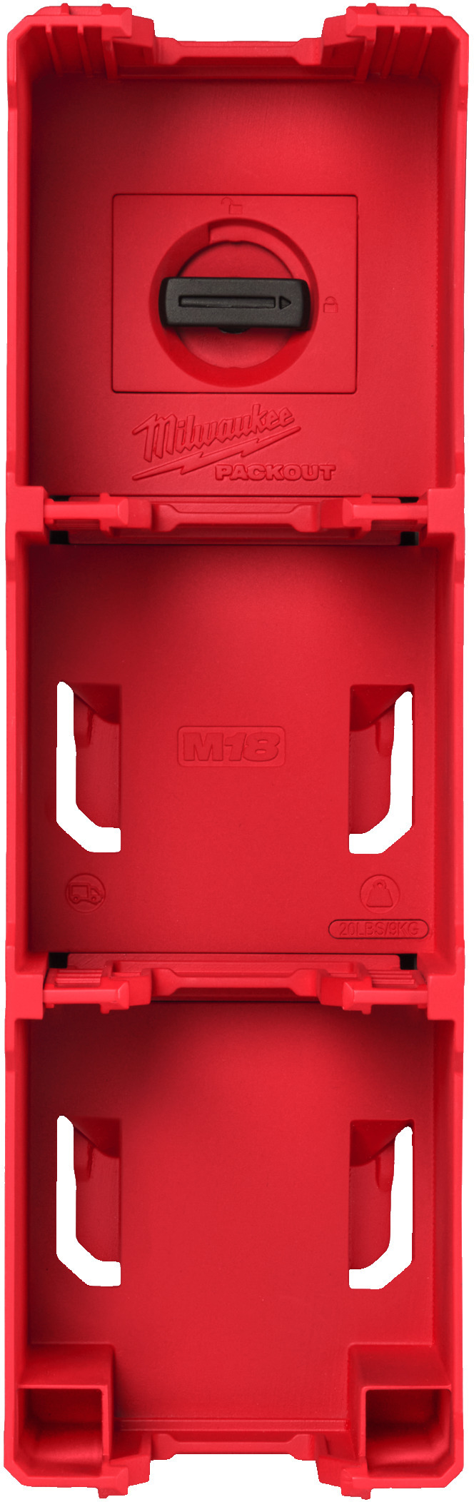 MILWAUKEE 4932480709 PACKOUT M18 accuhouder | Klium