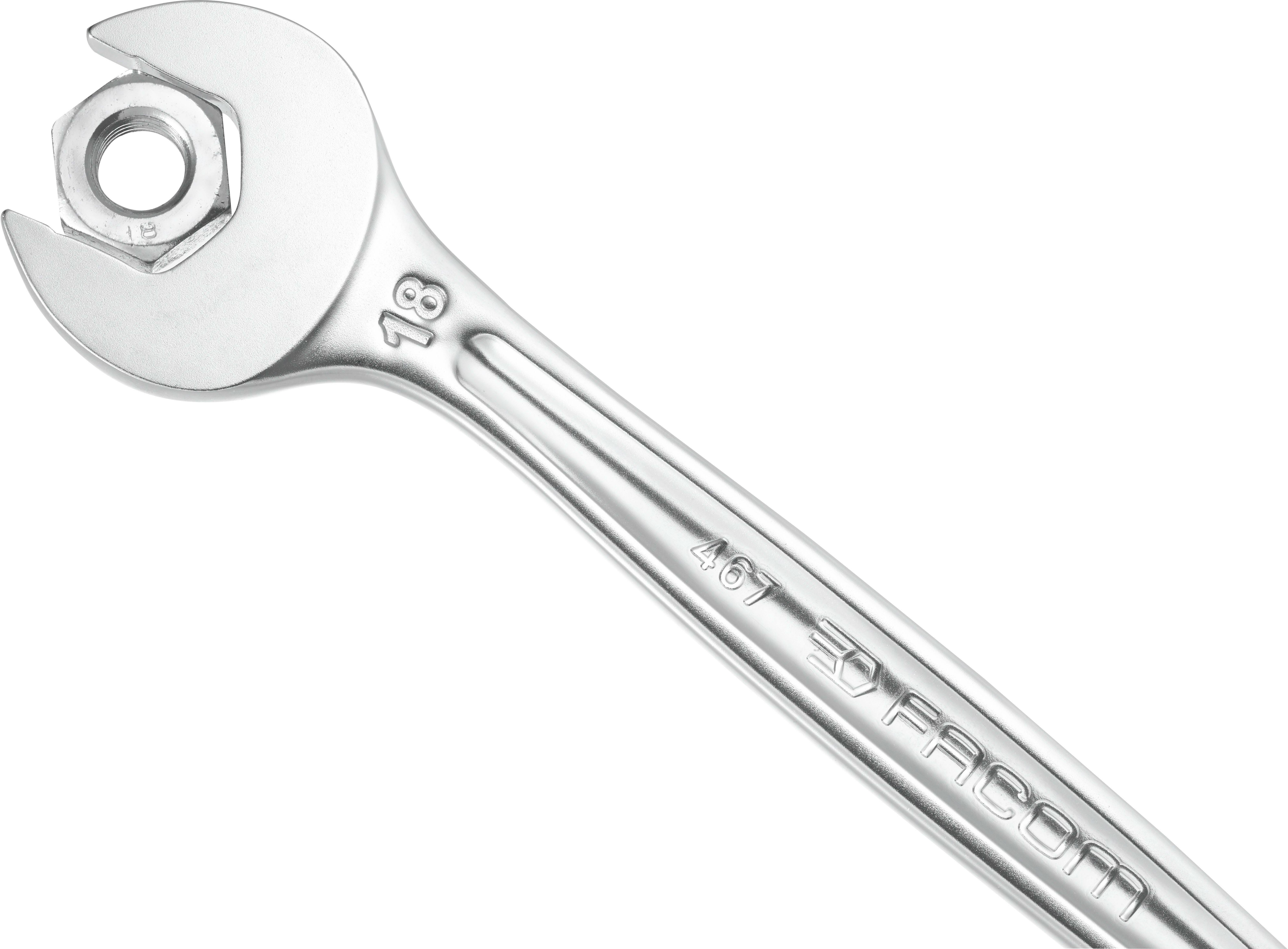 FACOM 467B.18 Ultra grip ratelringsteeksleutel 18 mm | Klium