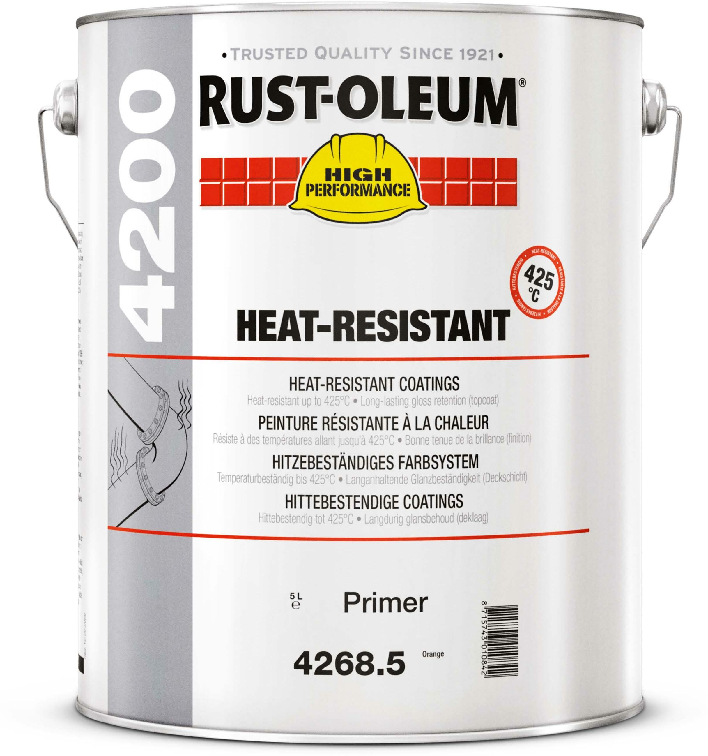 RUST-OLEUM 4268.5 heat-resistant orange primer 150-425°C 5l | Klium
