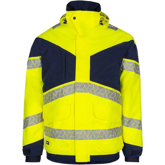 SYNQ POINTOUT 702W high-vis winter parka (fluo yellow/marine ...