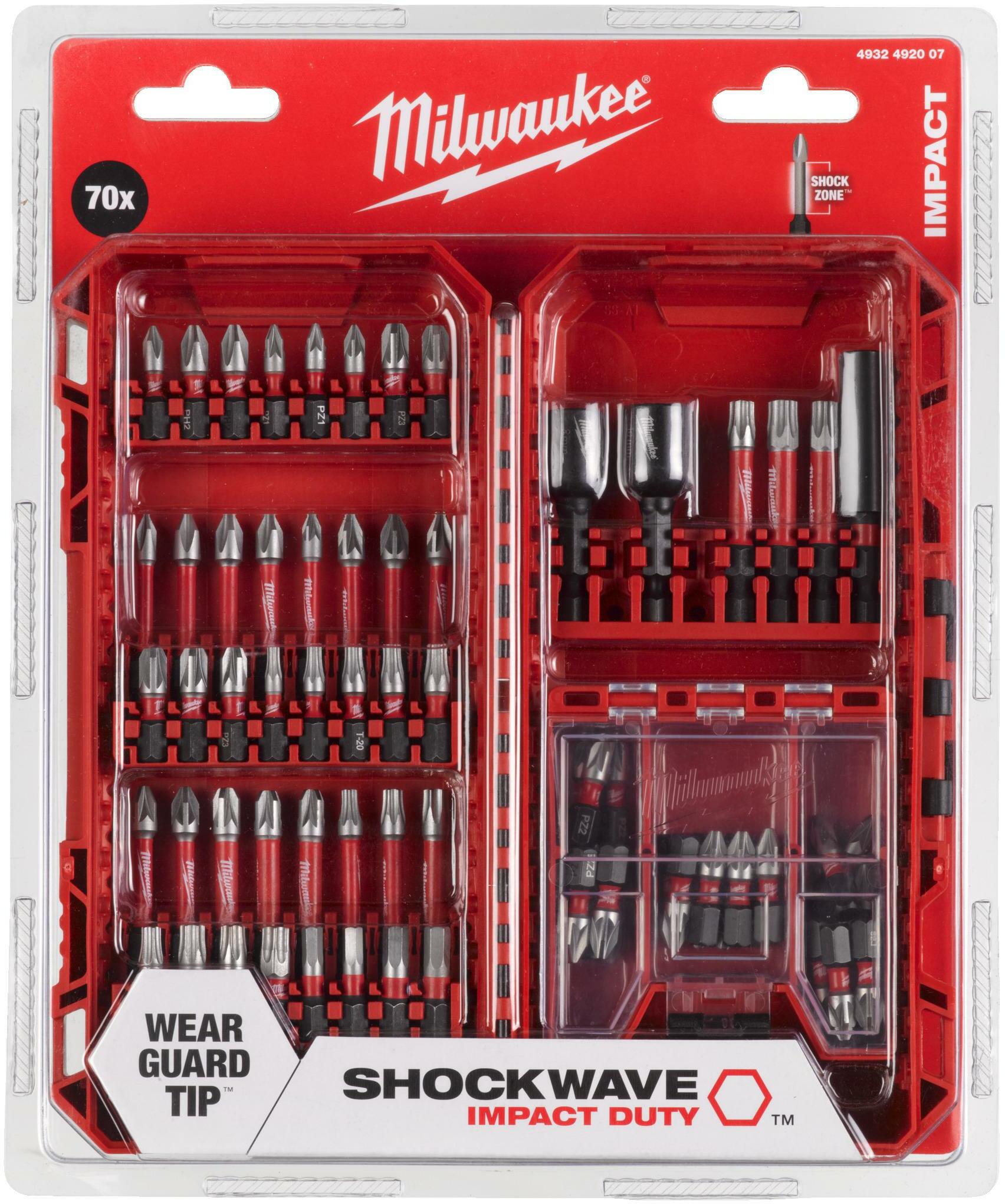 MILWAUKEE 4932492007 Shockwave Impact Duty bitset 70-delig | Klium