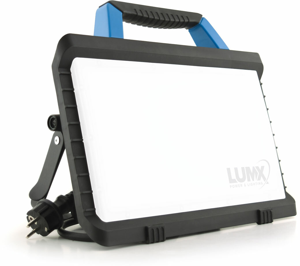 LUMX GALAXY 50W LED worklight with 2 sockets (16A + T) 5800 lumens 50W ...