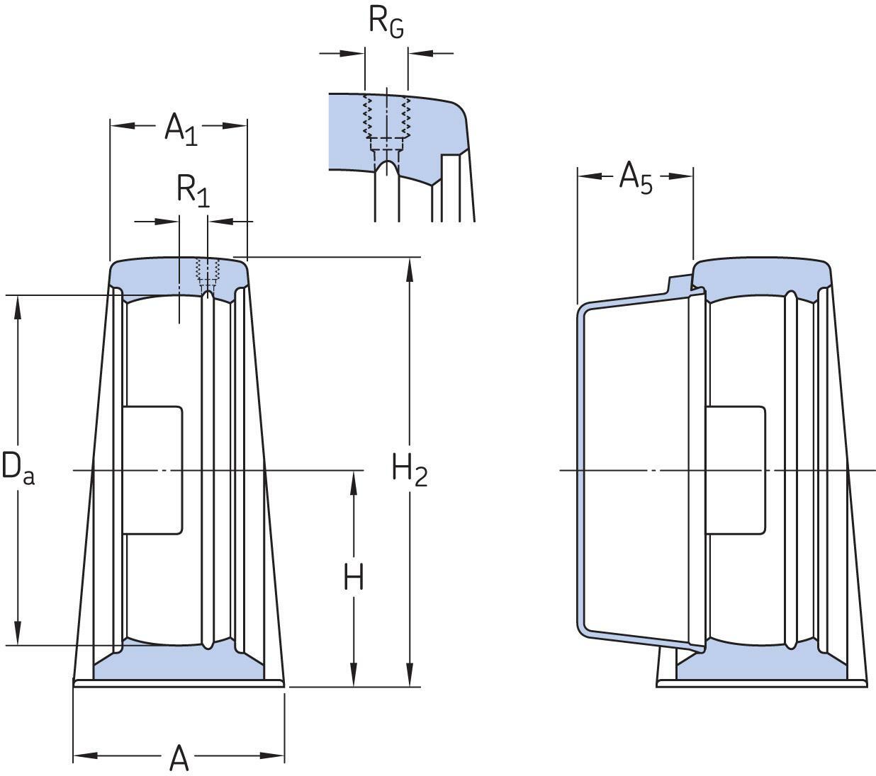 SKF SY 507 M staand lagerhuis gietijzer 72 mm | Klium