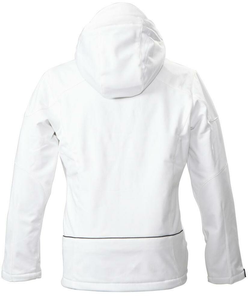 PRINTER SKELETON LADY lined softshell jacket white - 2261041-100-6 | Klium