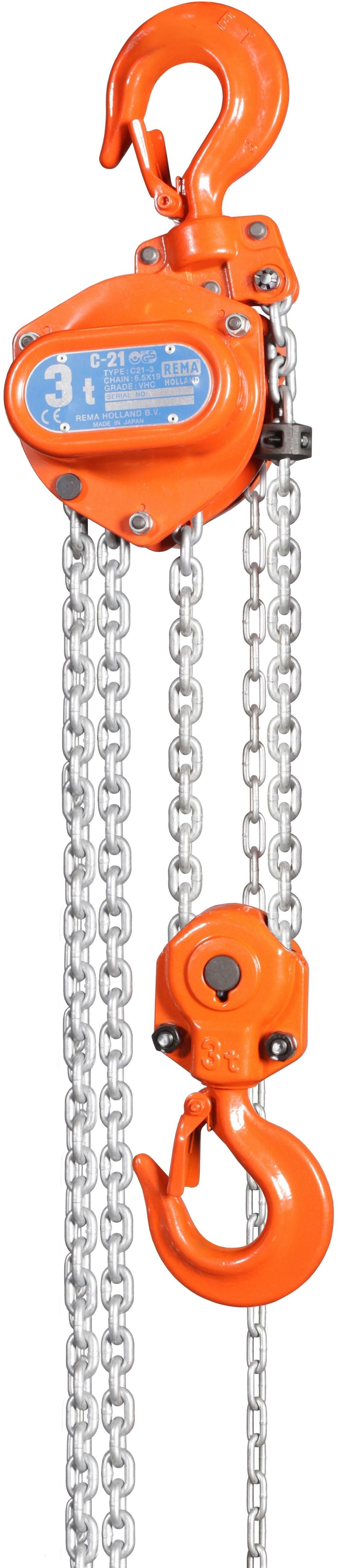 REMA 0021009-4 C21 hand hoist 3000kg/4m | Klium