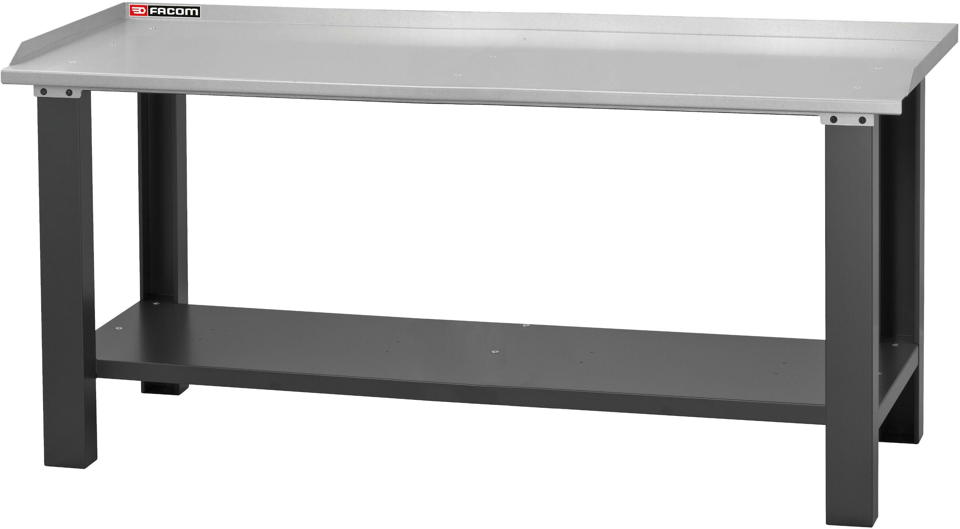 FACOM WB.2000GSA maintenance workbench - galvanised top - 2 m | Klium