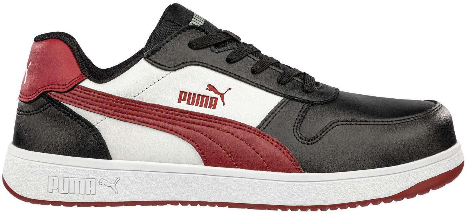 PUMA Frontcourt S3L veiligheidsschoen laag (zwart/rood/wit) - 901 12497 ...