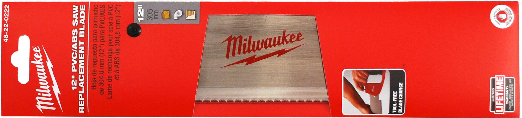 MILWAUKEE 48220222 pvc zaag - reservezaagblad | Klium